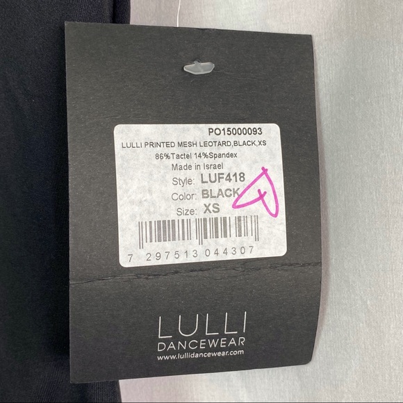 Lulli Dancewear | Tops | Lulli Dancewear Josephine Animal Print Black ...